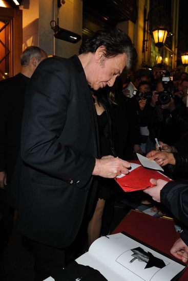 Audrey Dana Johnny Hallyday Meets Fans - Foto de stock de contenido ...