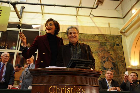 Ines De La Fressange Christian Clavier Editorial Stock Photo - Stock ...