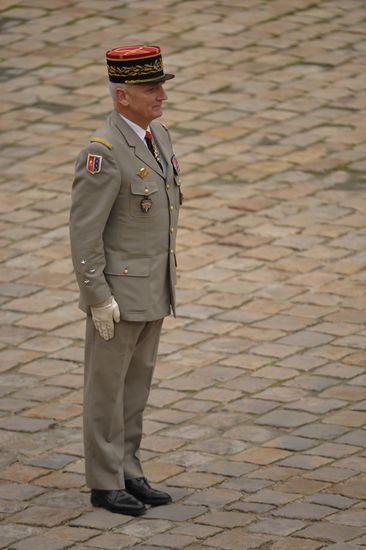 General Bruno Dary Attends Autumn Military Editorial Stock Photo ...