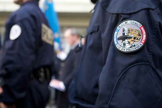 Obseques Du Lieutenant De Police Eric Editorial Stock Photo - Stock ...