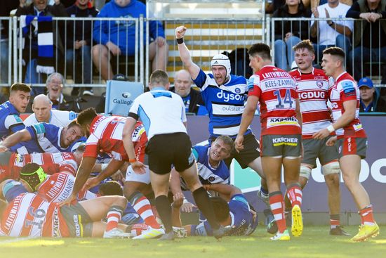 Niall Annett Bath Rugby Celebrates Try Editorial Stock Photo - Stock ...