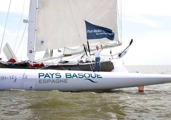 Exclusive French Skipper Philippe Monnet Pictured Editorial Stock Photo ...