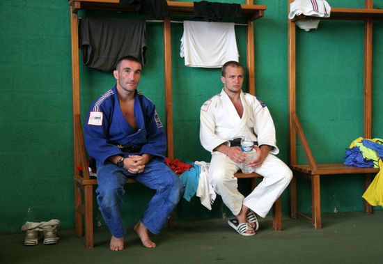 French Judoka Benjamin Darbelet Ugo Legrand Editorial Stock Photo ...