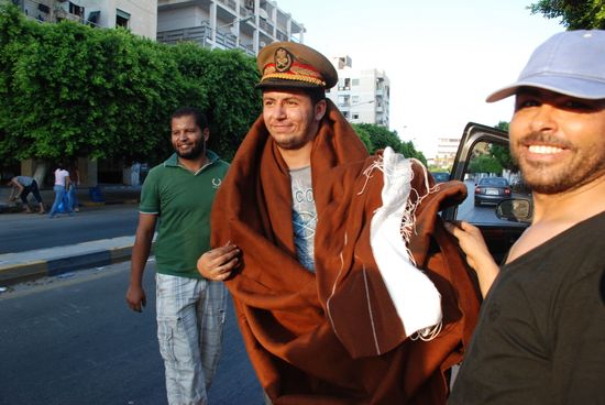 Libyan Man Shows Leader Gaddafis Military Editorial Stock Photo - Stock ...