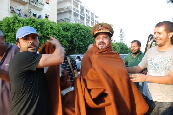 Libyan Man Shows Leader Gaddafis Military Editorial Stock Photo - Stock ...
