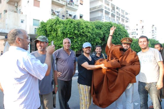 Libyan Man Shows Leader Gaddafis Military Editorial Stock Photo - Stock ...