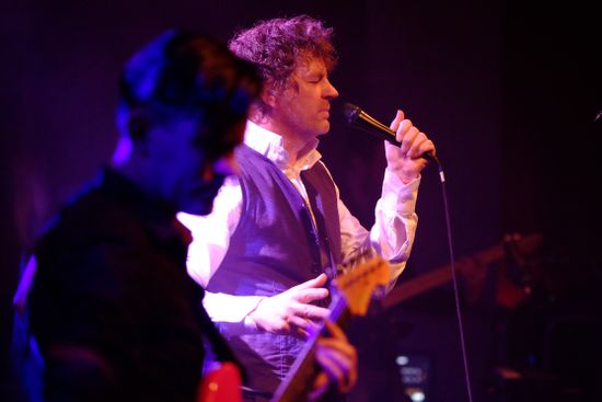 Singer Simon Huw Jones Trees During Editorial Stock Photo - Stock Image ...