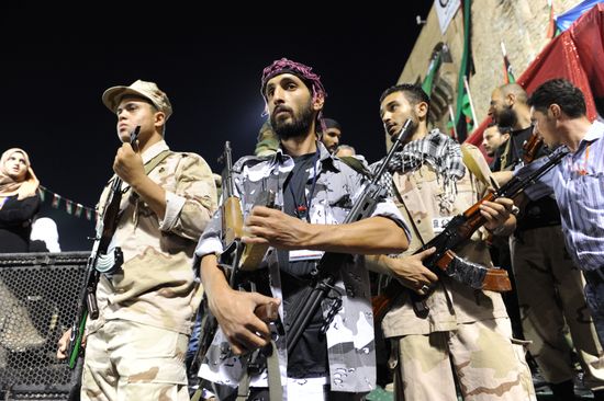 Libyans Celebrate Their New Colors Nearly Editorial Stock Photo - Stock ...