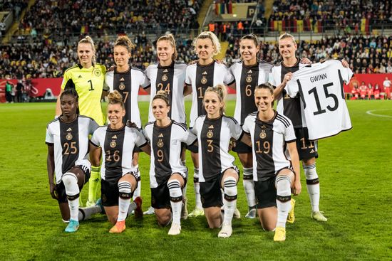 German Starting Eleven Merle Frohms Germany Editorial Stock Photo ...