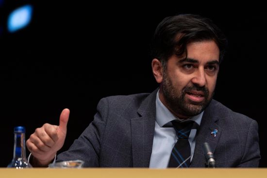 Humza Yousaf Cabinet Secretary Health Social Editorial Stock Photo ...