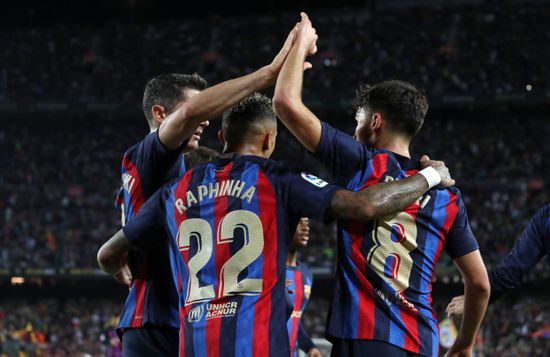 Pedri Goal Celebration During Match Between Editorial Stock Photo ...