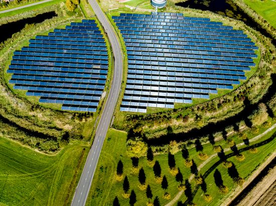 Solar Park Solar Panels Provide Power Editorial Stock Photo - Stock ...