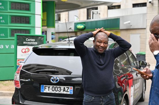 Out Service Gas Station Center Paris Editorial Stock Photo - Stock ...