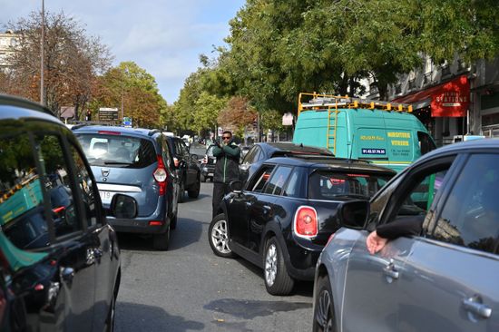 Out Service Gas Station Center Paris Editorial Stock Photo - Stock ...