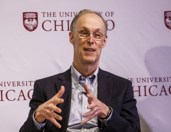 University Chicago Booth School Business Professor Editorial Stock ...