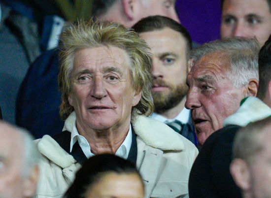 Sir Rod Stewart Directors Box Celtic Editorial Stock Photo - Stock ...
