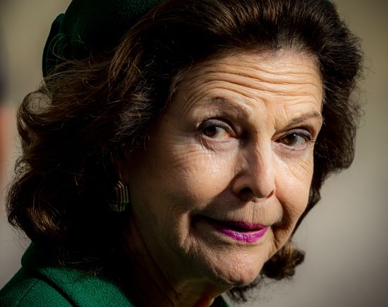Queen Silvia Welcome Ceremony Royal Palace Editorial Stock Photo ...