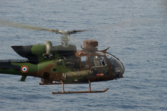 Gazelle Helicopter Pictured Off Libyan Coast Editorial Stock Photo ...