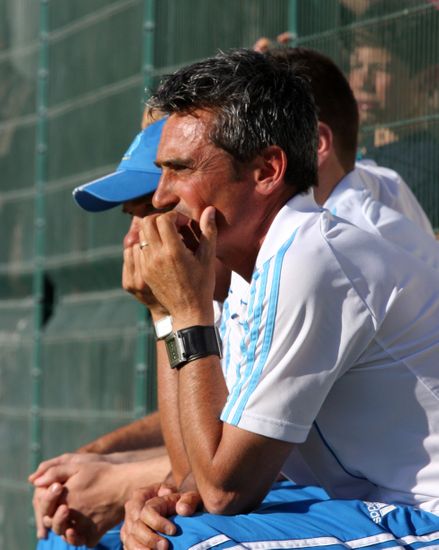 Olympique De Marseilles Coach Eric Thiery Editorial Stock Photo - Stock ...