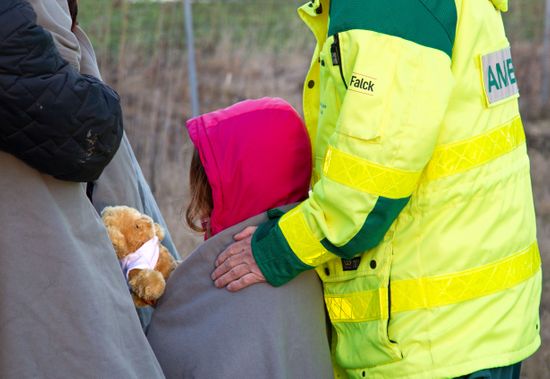 Ambulance Paramedic Who Gave Teddy Bear Editorial Stock Photo - Stock ...