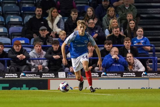 Portsmouth Defender Josh Dockerill During Hampshire Editorial Stock ...