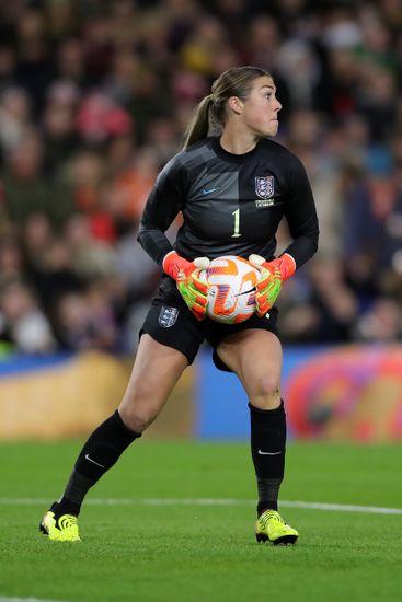 England Womens Goalkeeper Mary Earps During Editorial Stock Photo ...
