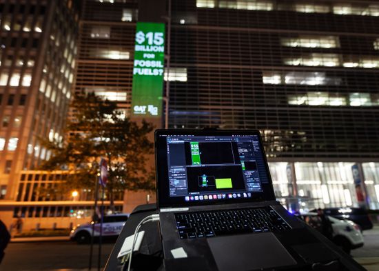 Glasgow Actions Team Protests World Bank Editorial Stock Photo - Stock ...