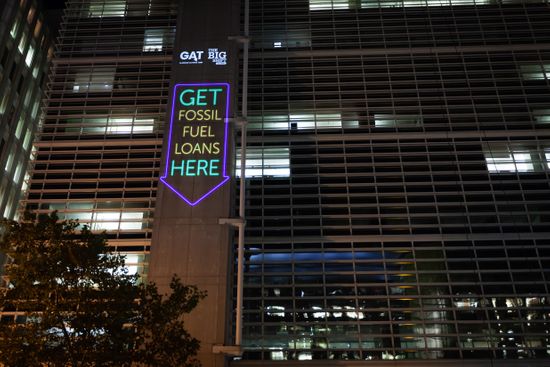 Glasgow Actions Team Protests World Bank Editorial Stock Photo - Stock ...