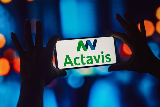 This Photo Illustration Actavis Generics Logo Editorial Stock Photo ...