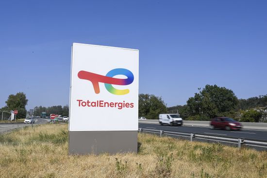 Illustration Picture Shows Logo Totalenergies Service Editorial Stock ...
