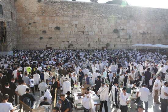 Orthodox Jews Cover Their Heads Their Editorial Stock Photo - Stock ...
