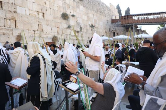 Orthodox Jews Cover Their Heads Their Editorial Stock Photo - Stock ...