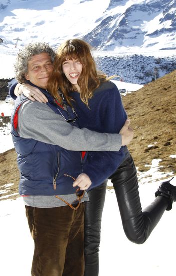 Lou Doillon Stephane Clavier Pose During Editorial Stock Photo - Stock ...