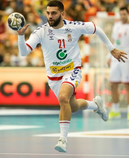 Vanja Ilic Serbia Action During Ehf Editorial Stock Photo - Stock Image ...
