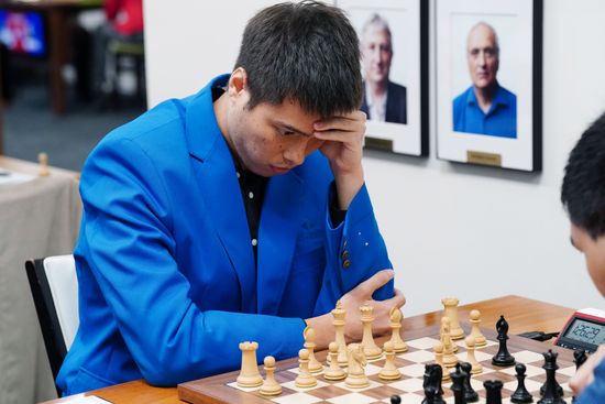 Chess Grandmaster Ray Robson Concentrates On Editorial Stock Photo ...