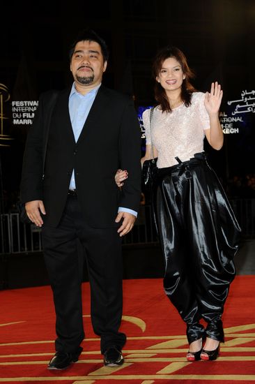 Mark Meily Meryll Soriano Arriving Screening Editorial Stock Photo ...
