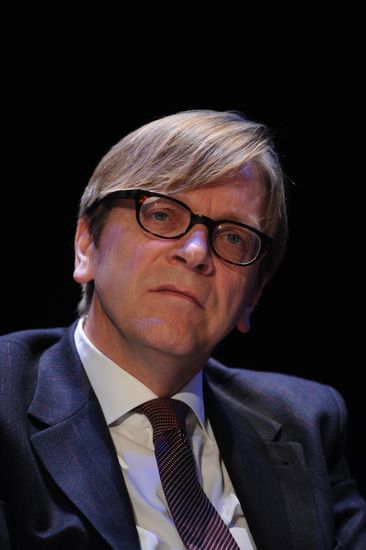 Former Belgian Prime Minister Guy Verhofstadtt Editorial Stock Photo ...