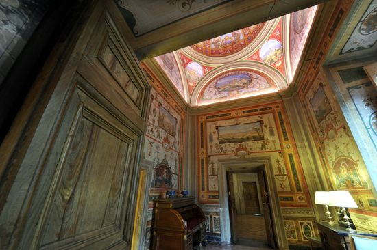 Camerini Small Rooms Pictured Palazzo Farnese Editorial Stock Photo ...