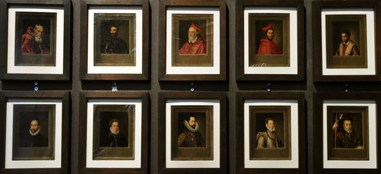 Portraits Princes Princess Farnese Family Pictured Editorial Stock ...