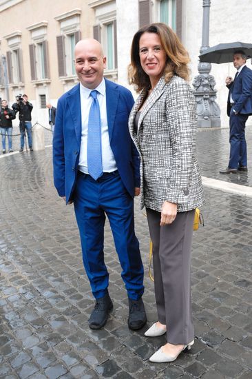 Rachele Scarpa Arrive Italian Parliament Inaugural Editorial Stock ...
