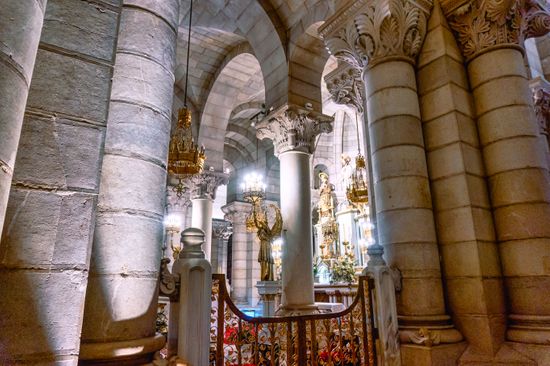 Crypt Almudena Cathedral Interior View Light Editorial Stock Photo ...