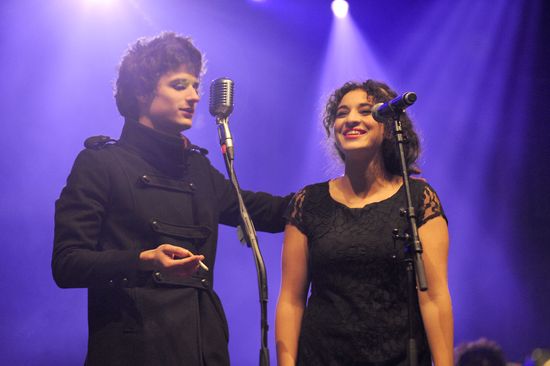 Bb Brunes Lead Singer Adrien Gallo Editorial Stock Photo - Stock Image ...