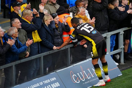 Winning Goalscorer Craig Eastmond Sutton United Editorial Stock Photo ...