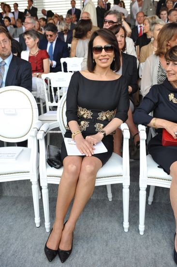 Gabonese Fisrt Lady Sylvia Valentin Attends Editorial Stock Photo ...