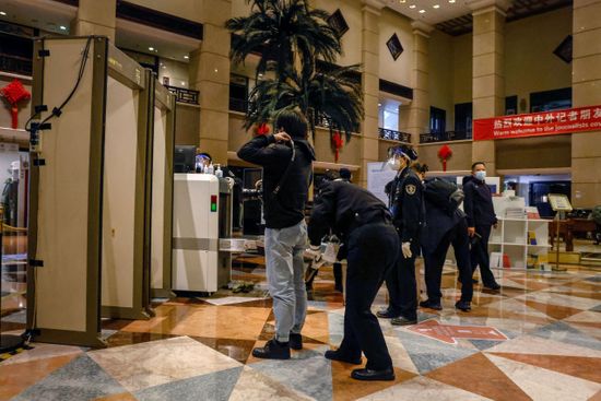 Photographer Frisked By Security Upon Entering Editorial Stock Photo ...
