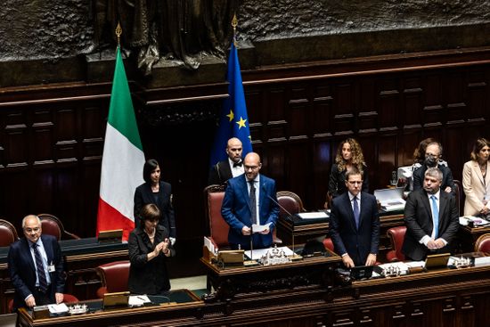 Newly Elected Speaker Italian Chamber Deputies Editorial Stock Photo ...