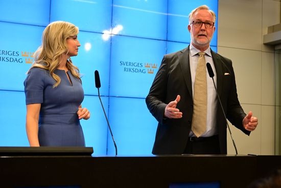 Ebba Busch Leader Christian Democrats Johan Editorial Stock Photo ...