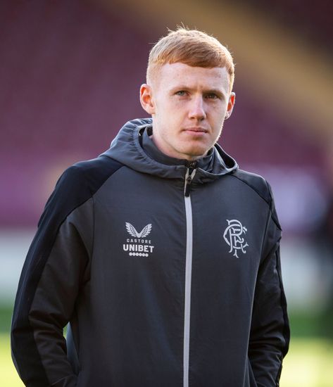 Rangers Defender Adam Devine Arrives Stadium Editorial Stock Photo ...