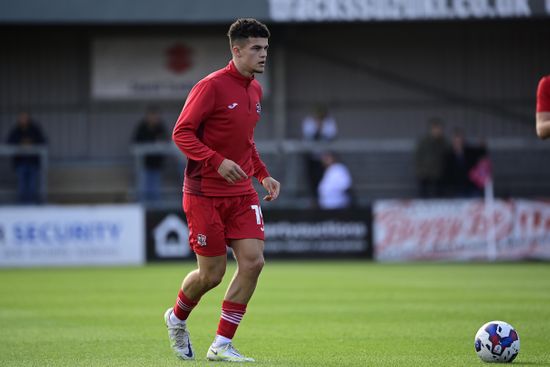 Sonny Cox Exeter City During Sky Editorial Stock Photo - Stock Image ...