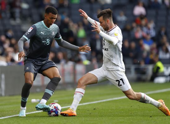 Mk Dons Player Daniel Harvie Tackles Editorial Stock Photo - Stock ...